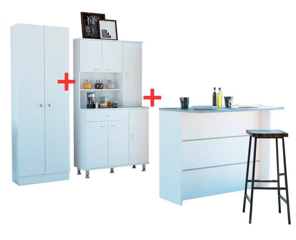 COMBO COCINA + REPOSTERO + ALACENA | LA BODEGA DEL MUEBLE